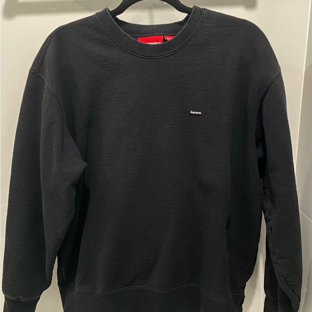 Authentic Supreme Small Box Logo Crewneck Sweater Swe… - Gem